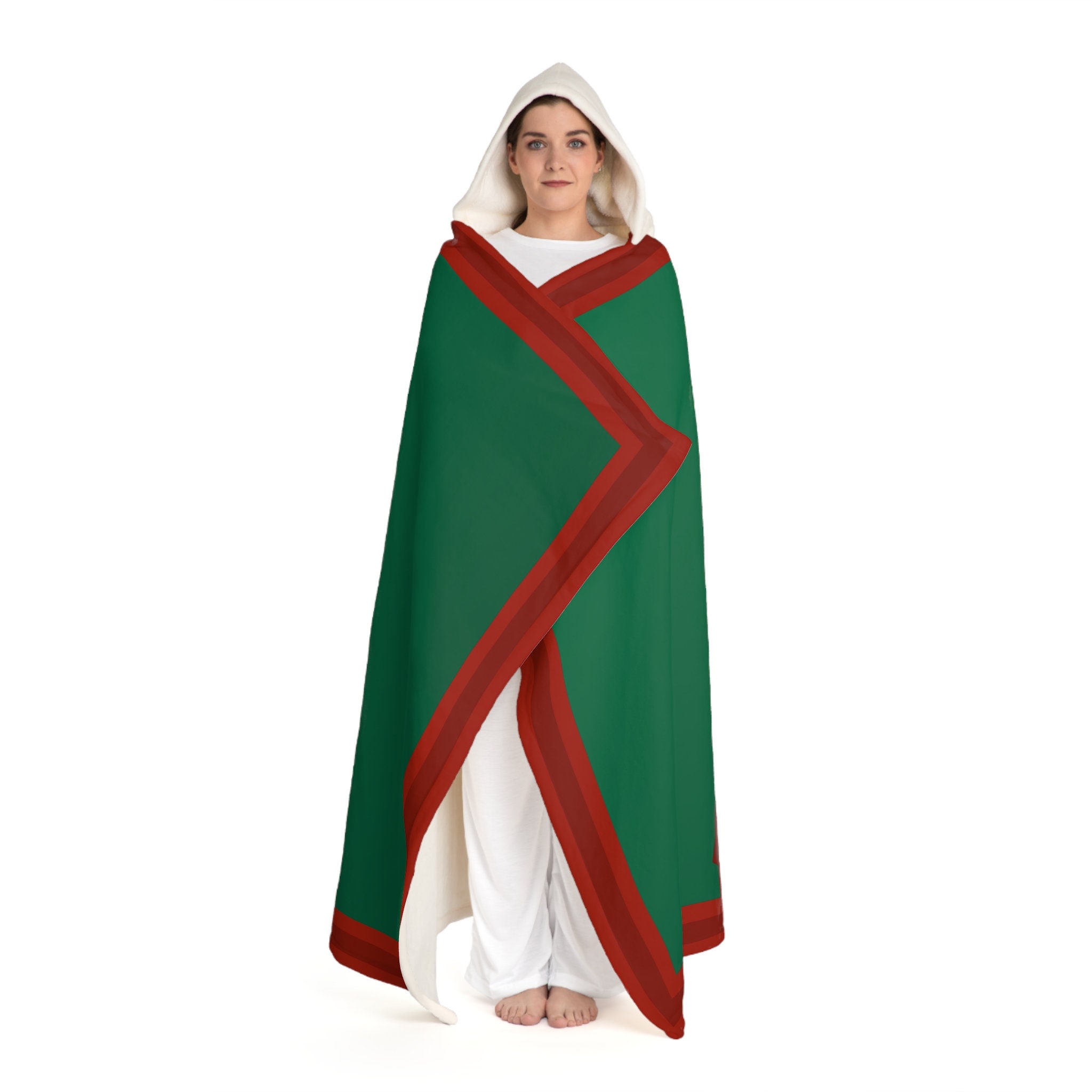 OSRS Strength Skillcape Hooded Sherpa Fleece Blanket, Old School ...