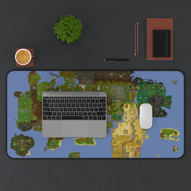 Custom Osrs Desk Mat Runescape Full World Map of Gielinor - Etsy UK