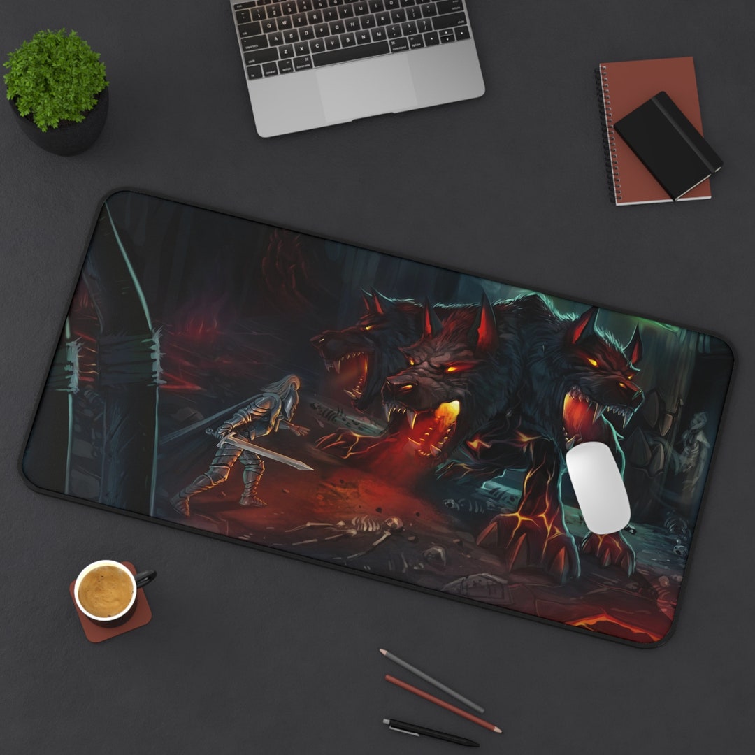 Custom Osrs Desk Mat, Cerberus Runescape Mouse Pad, Gift for Him - Etsy