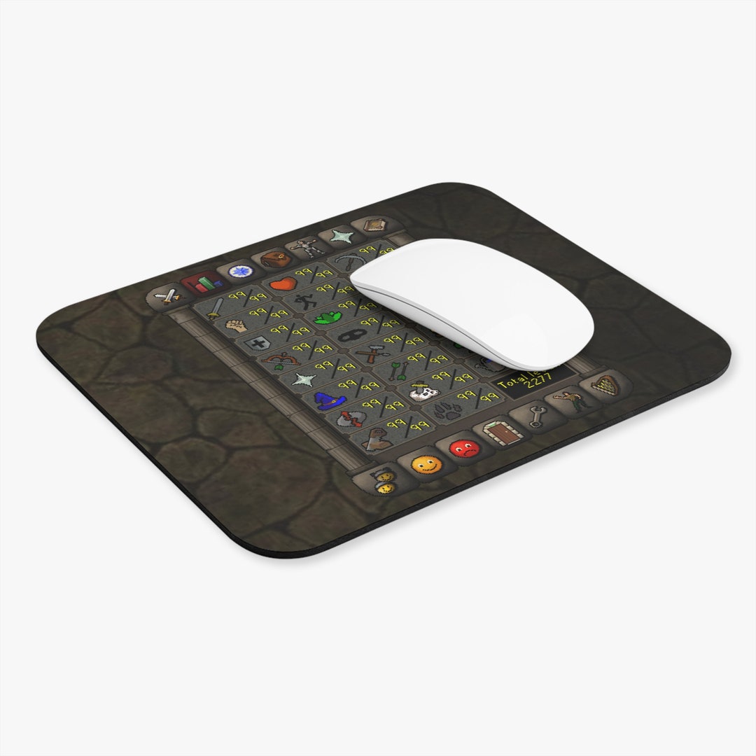 Old School Runescape Max Stats Mouse Pad | Gaming Glory, Maxed ...