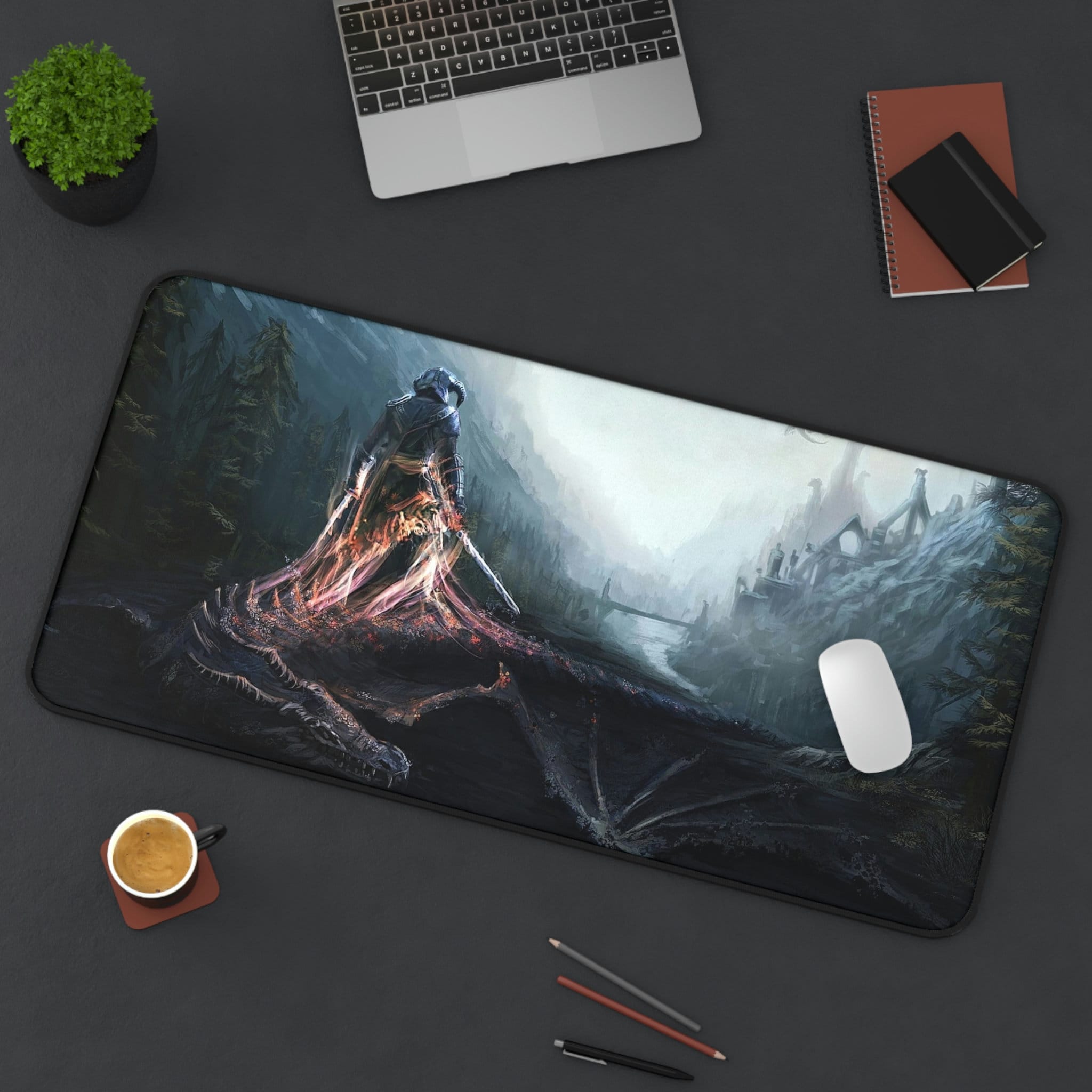 Custom Skyrim Desk Mat Elder Scrolls V Mouse Pad Gift for - Etsy