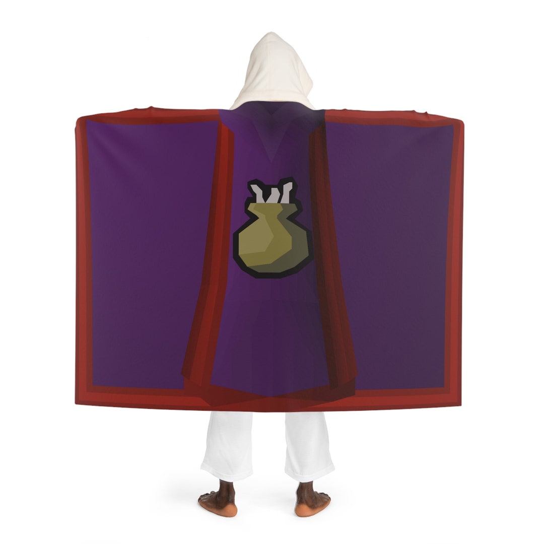 OSRS Cooking Skillcape Hooded Sherpa Fleece Blanket, Old School ...