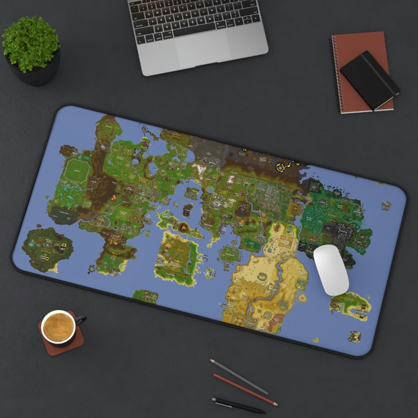 Osrs Map Mouse Pad - Etsy