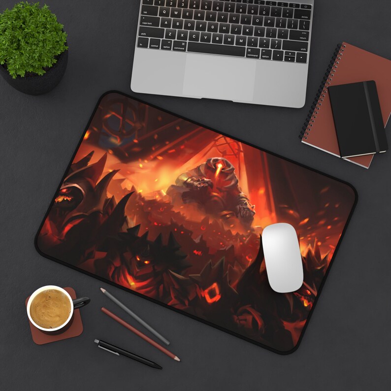 Custom Osrs Desk Mat, Zuk Runescape Mouse Pad, Inferno Boss Deskmat - Etsy
