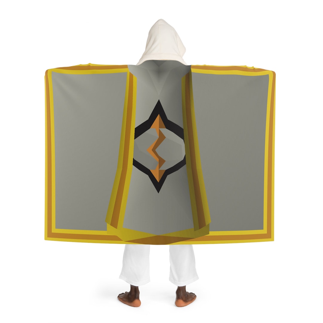 OSRS Runecrafting Skillcape Hooded Sherpa Fleece Blanket, Old School ...