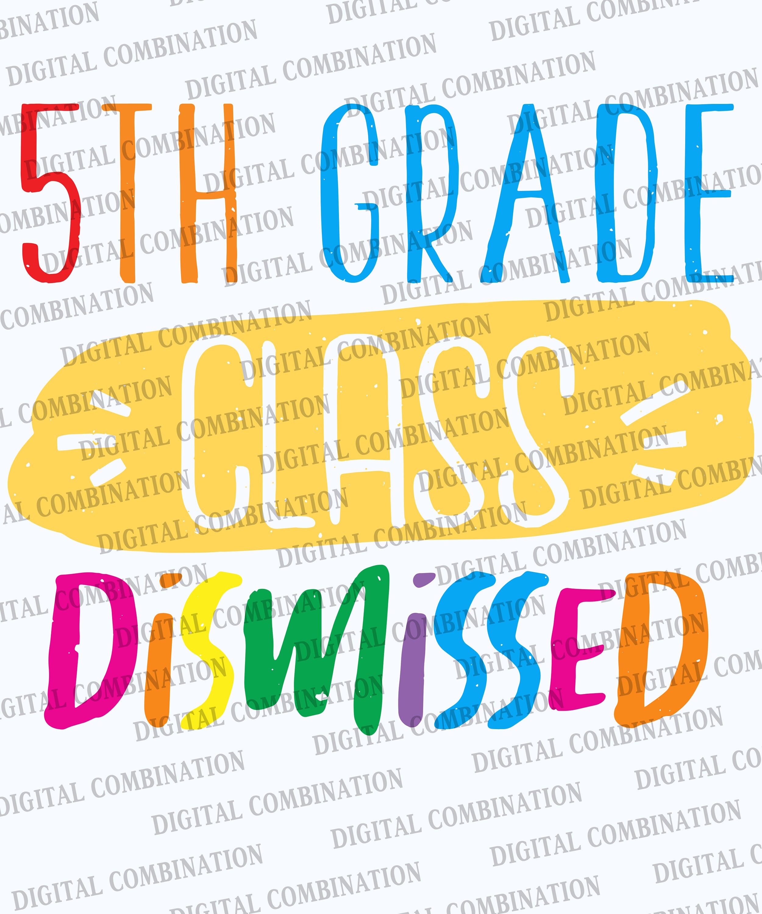 5th Grade Class PNG, Printable Certificate for Class, End of School ...