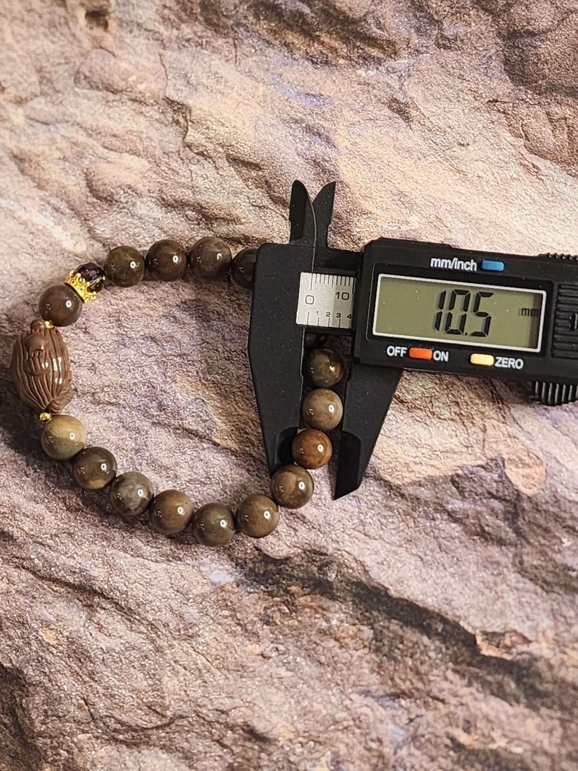Alashan Agate Mermaid Charm Bracelet - Etsy