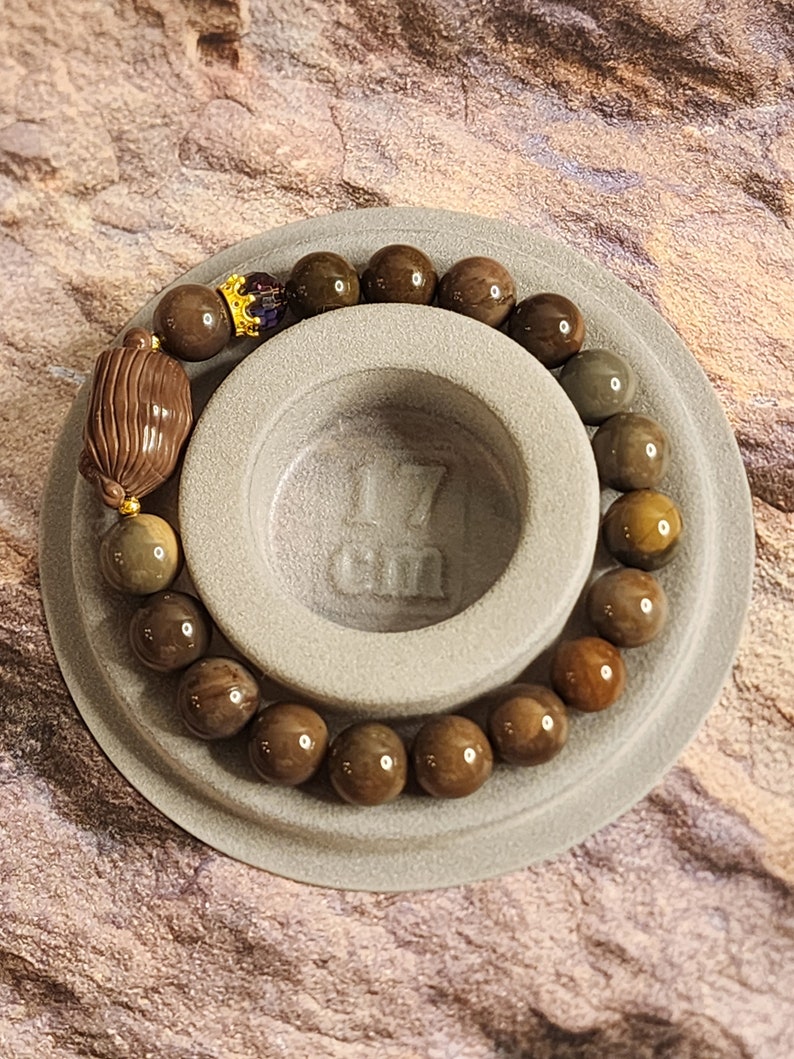Alashan Agate Mermaid Charm Bracelet - Etsy