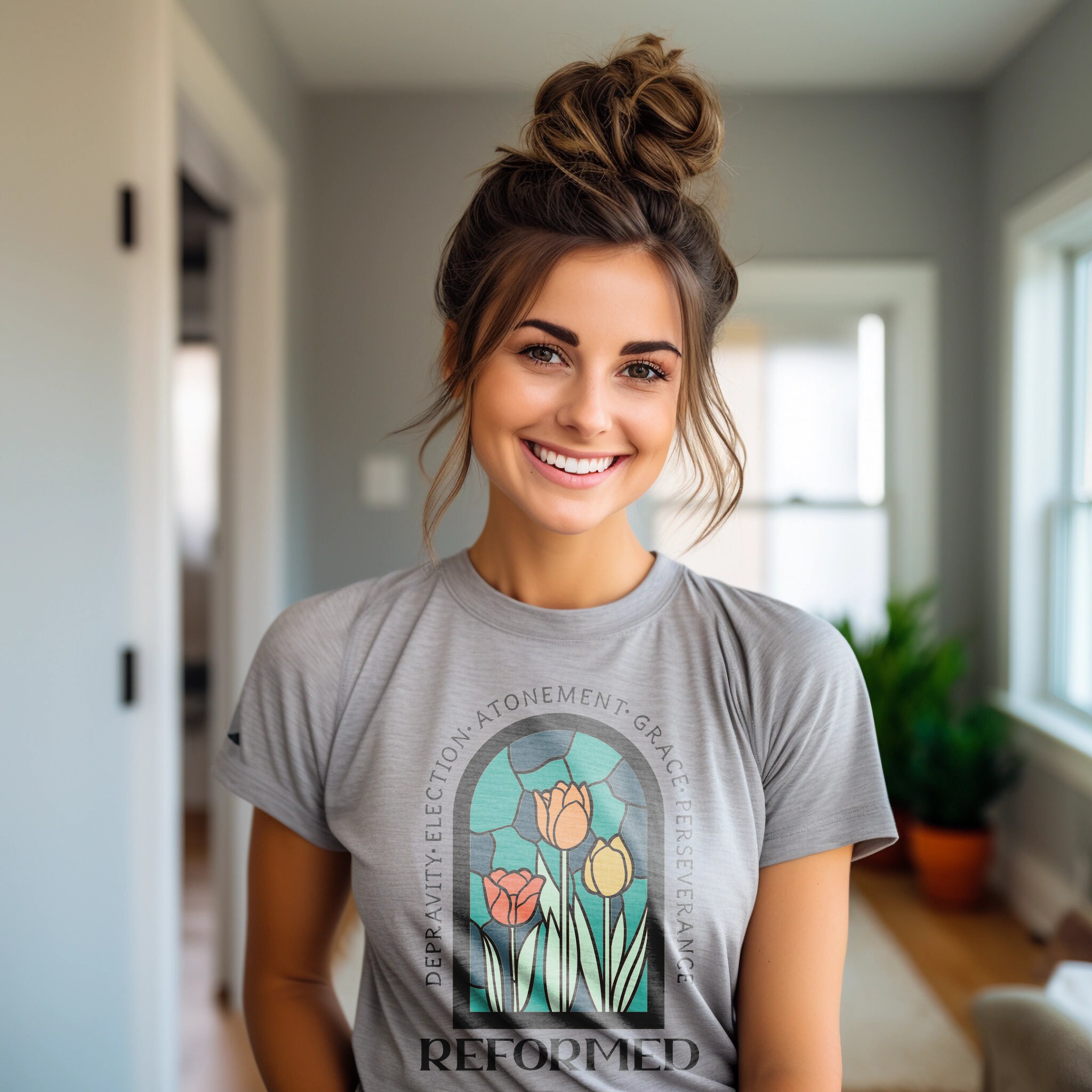 Calvinist Tulip Shirt Doctrines of Grace Reformed Theology Gift ...