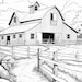 270 Farm and Country Scenes Coloring Pages | Printable Adult & Kids ...