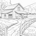 270 Farm and Country Scenes Coloring Pages | Printable Adult & Kids ...