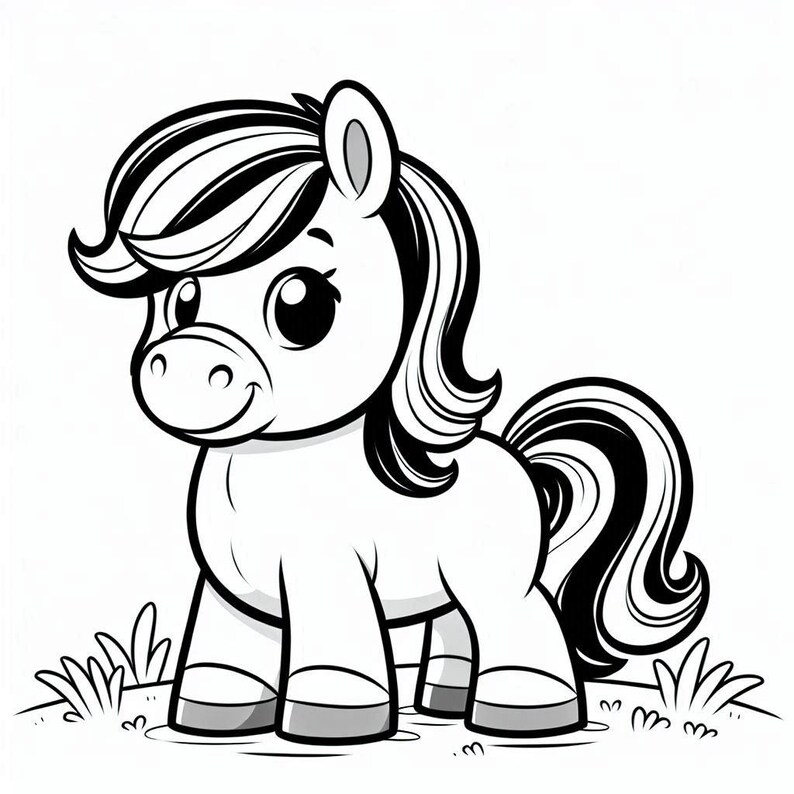 Ponies Coloring Pages | 41 Printable Pages | Kids & Adult Coloring PDF ...