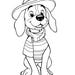75 Cute Beagle Dress up Coloring Pages, Coloring Book, Adult Coloring ...