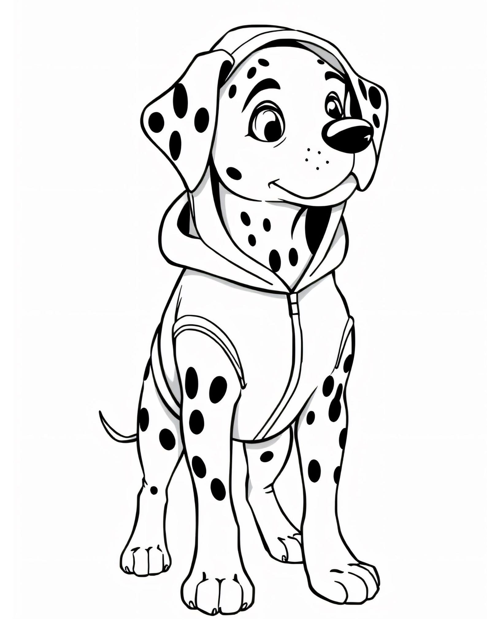 75 Cute Dalmation Dress up Coloring Pages, Coloring Book, Adult ...