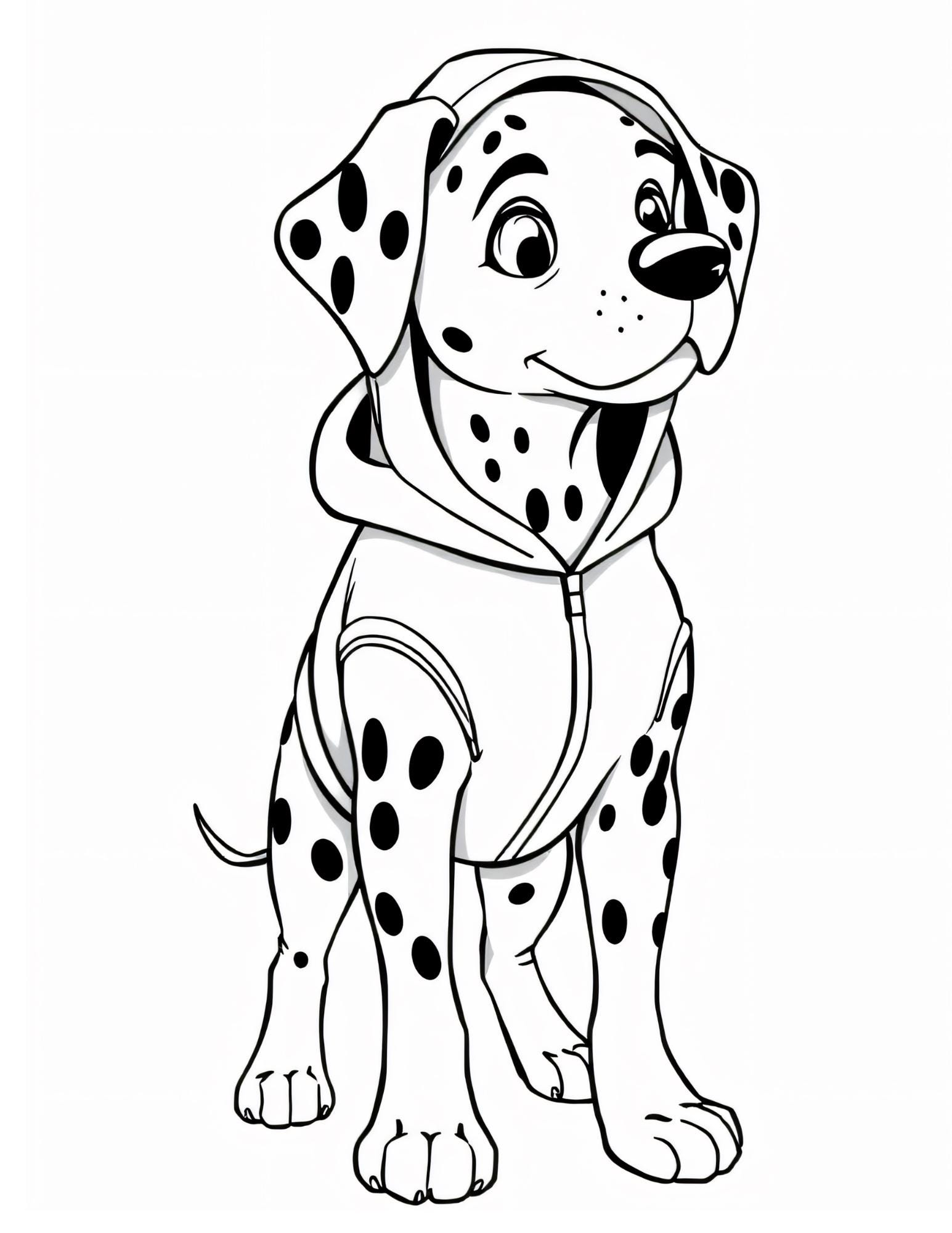 75 Cute Dalmation Dress up Coloring Pages, Coloring Book, Adult ...