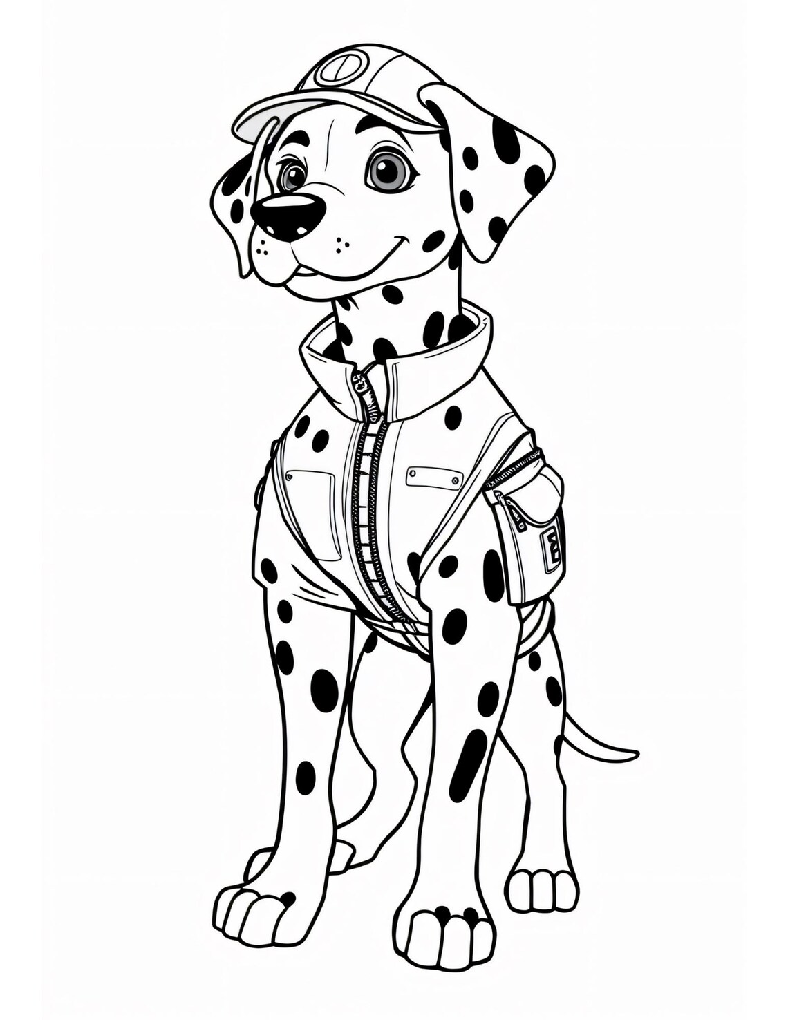75 Cute Dalmation Dress up Coloring Pages, Coloring Book, Adult ...