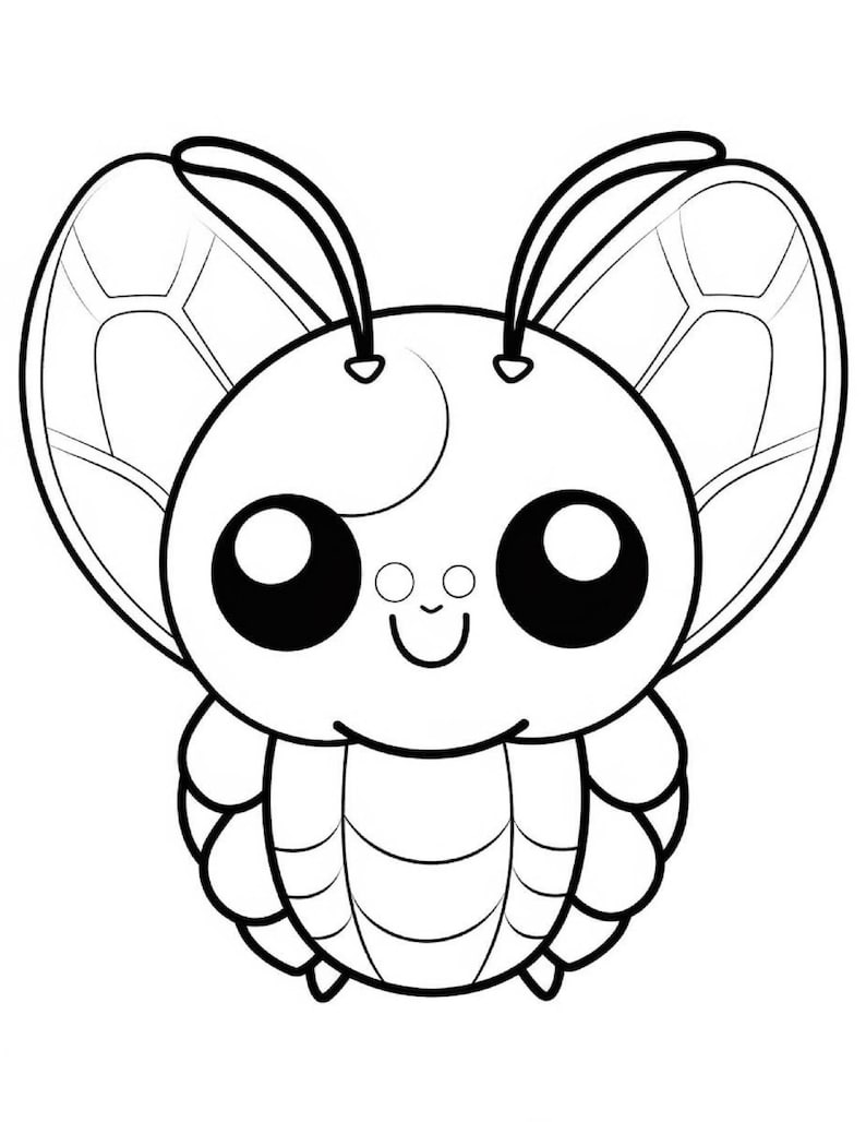 100 Bugs Coloring Pages | Printable Insect Coloring Book for Kids ...