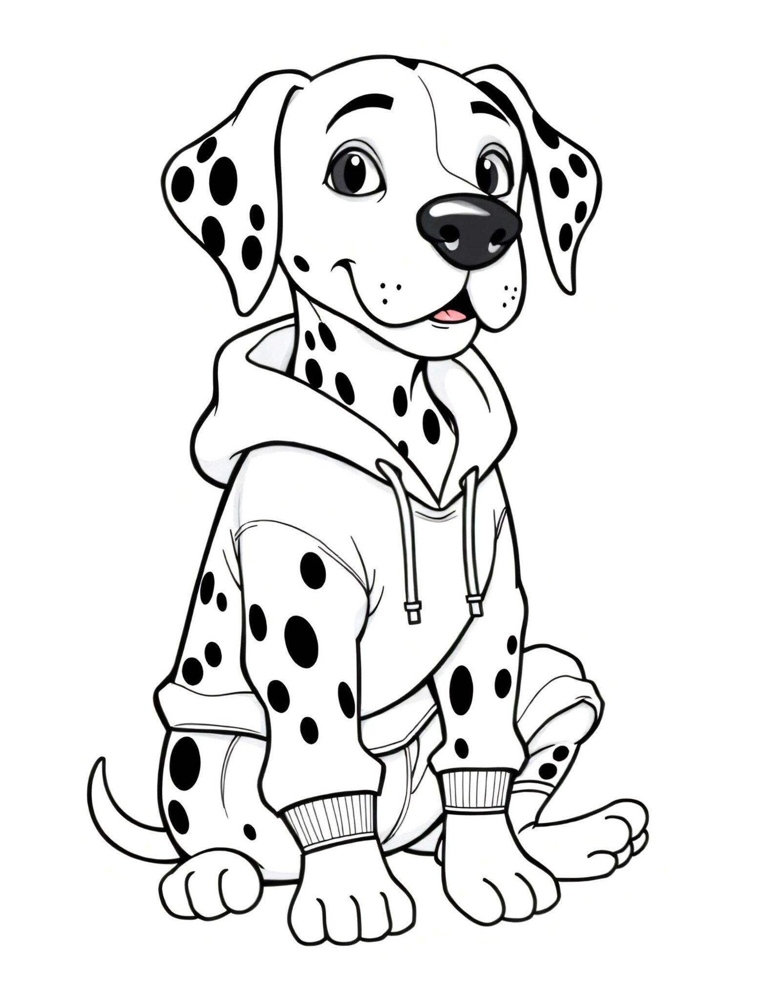 75 Cute Dalmation Dress up Coloring Pages, Coloring Book, Adult ...