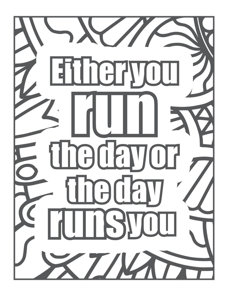 Inspirational Quotes Coloring Book (100 Pages) - Etsy