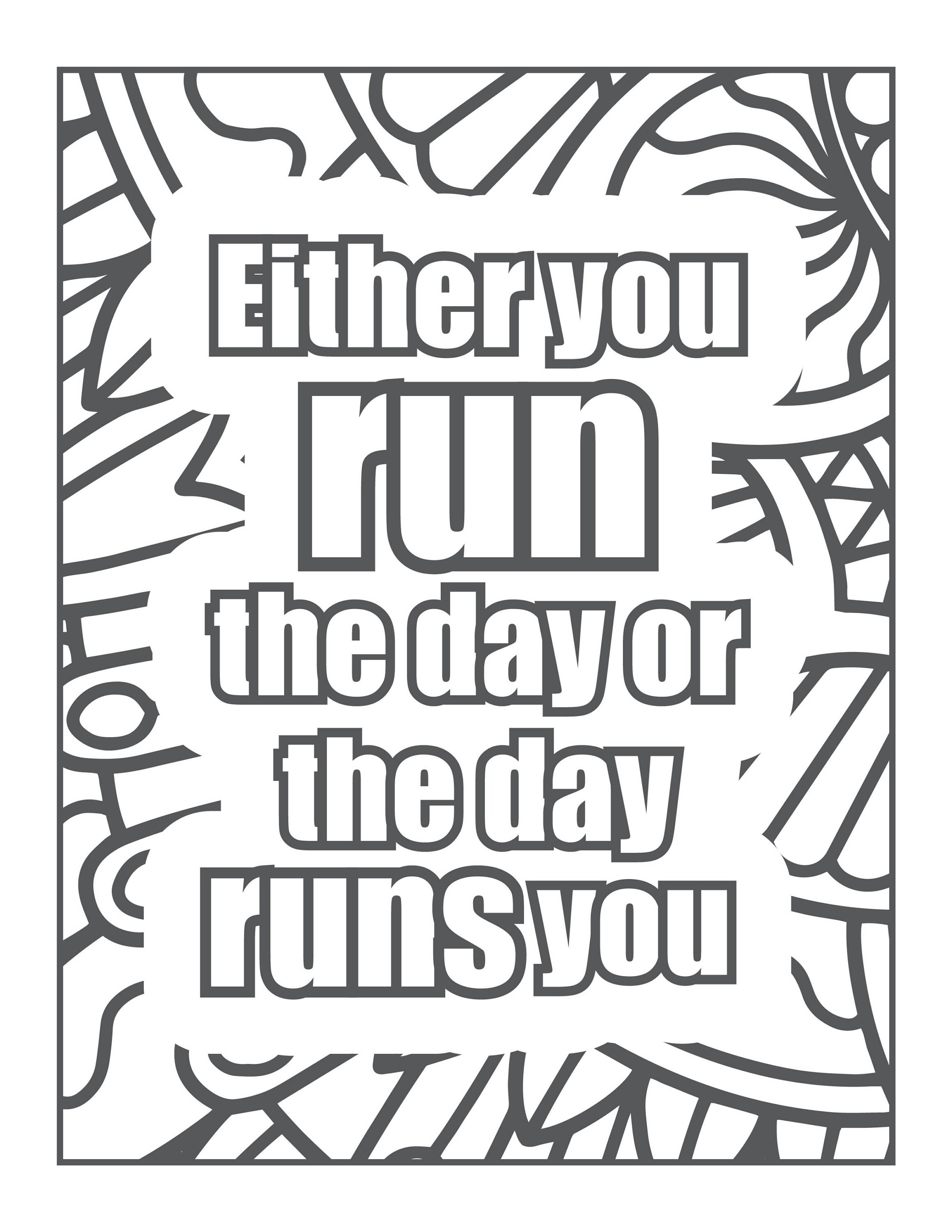 Inspirational Quotes Coloring Book (100 Pages) - Etsy