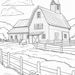 270 Farm and Country Scenes Coloring Pages | Printable Adult & Kids ...
