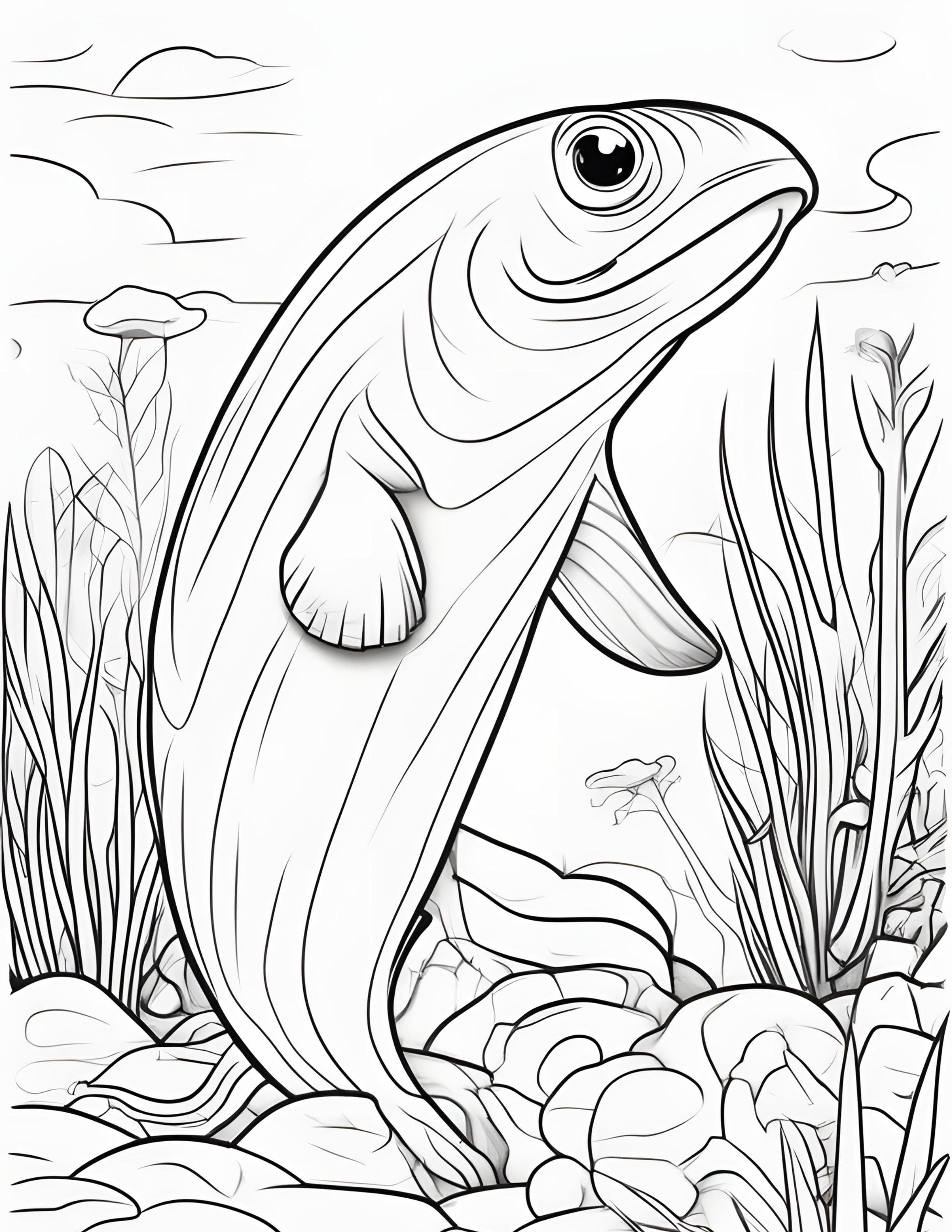 48 Marine Animals Coloring Pages, Sea Animals, Coloring Book, Adult ...