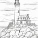 300 Lighthouses & Beaches Coloring Pages | Coastal Scenes Printable ...