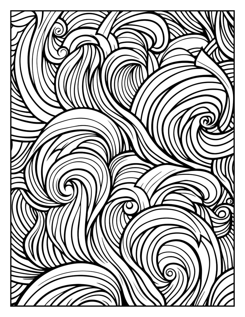 250 Mindful Patterns Stress Relief Coloring Pages for Adults, Coloring ...