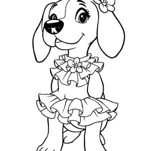 75 Cute Beagle Dress up Coloring Pages, Coloring Book, Adult Coloring ...