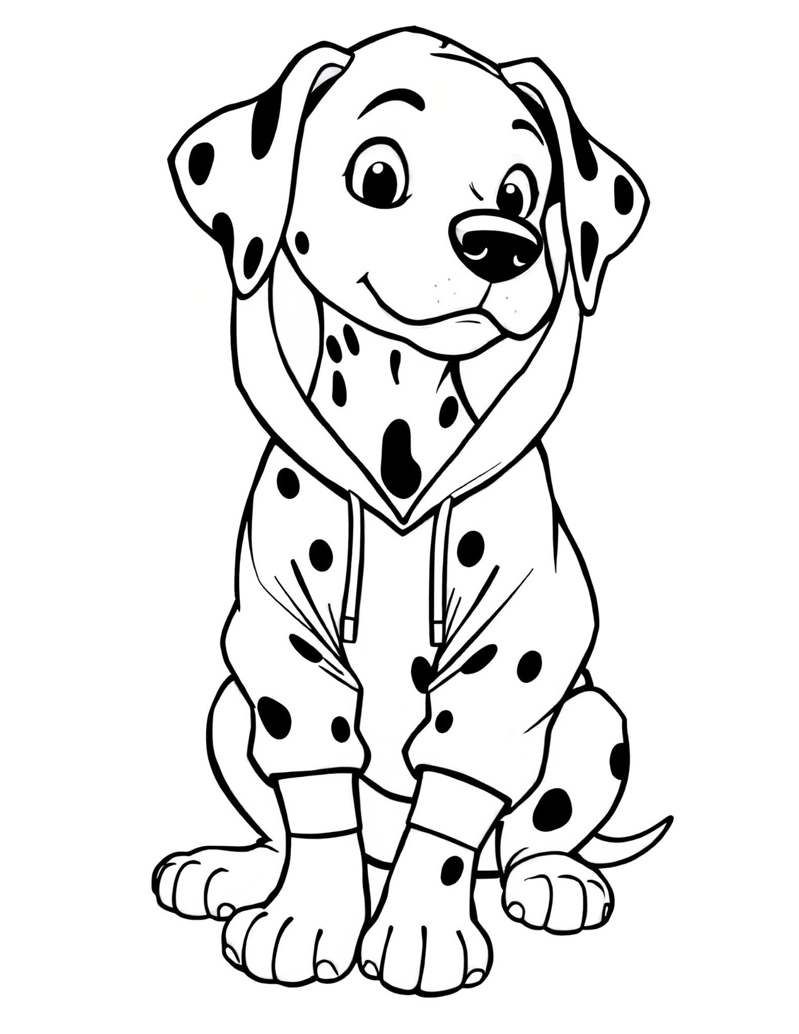75 Cute Dalmation Dress up Coloring Pages, Coloring Book, Adult ...