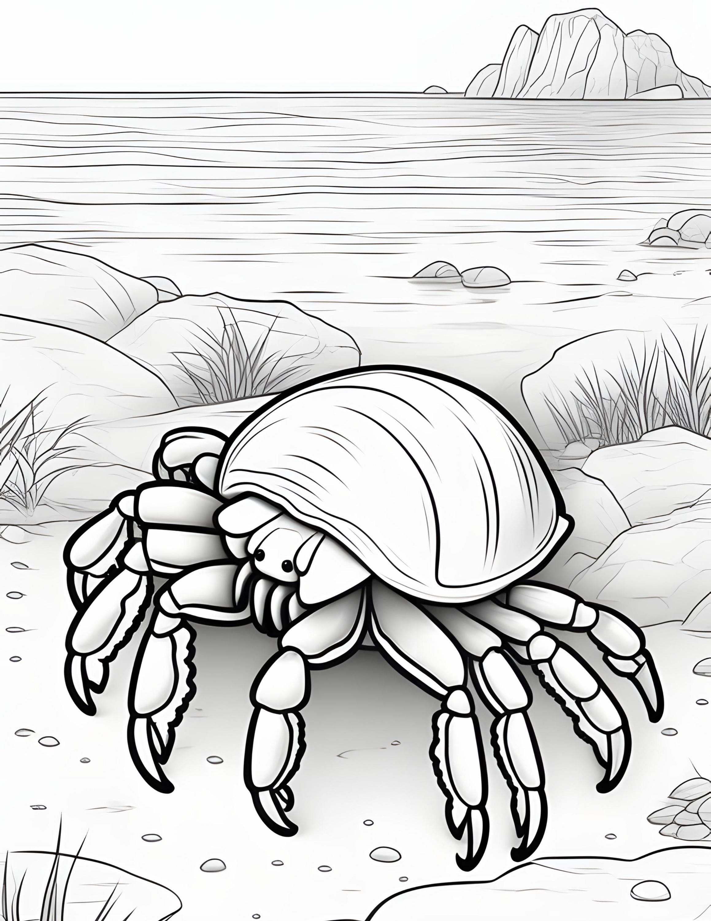 48 Marine Animals Coloring Pages, Sea Animals, Coloring Book, Adult ...