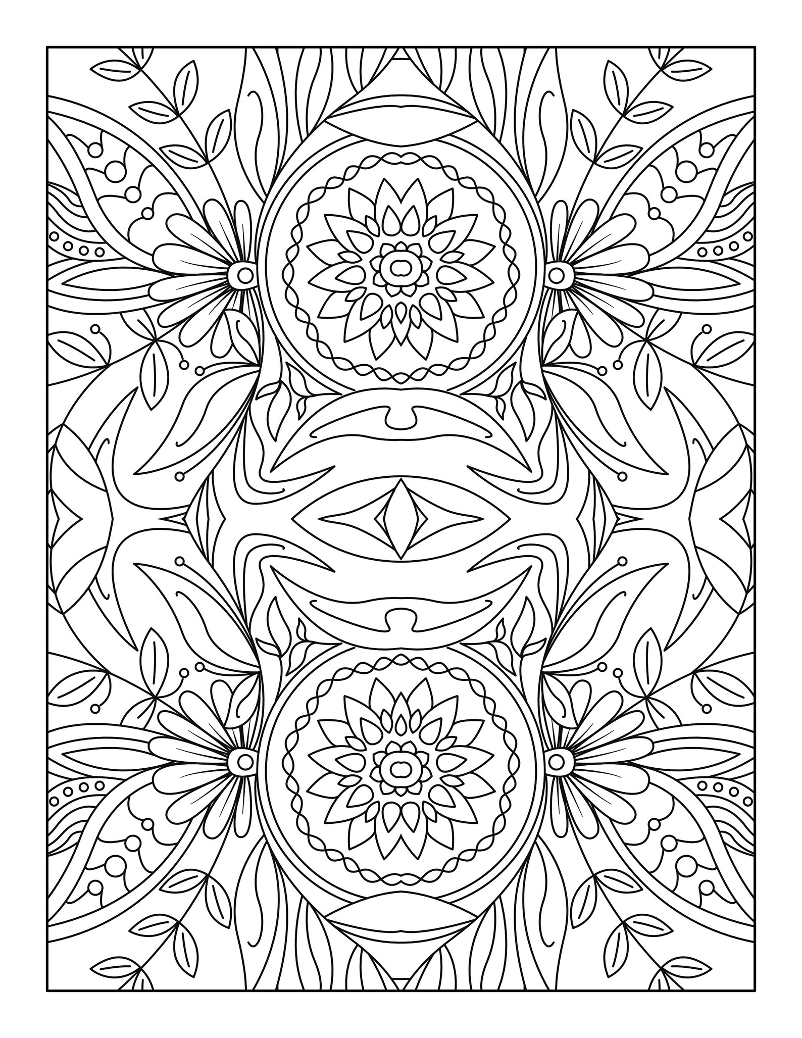 5 Stress Relief Coloring Pages - Etsy
