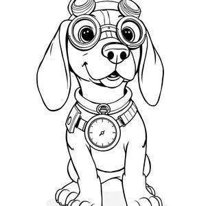 75 Cute Beagle Dress up Coloring Pages, Coloring Book, Adult Coloring ...