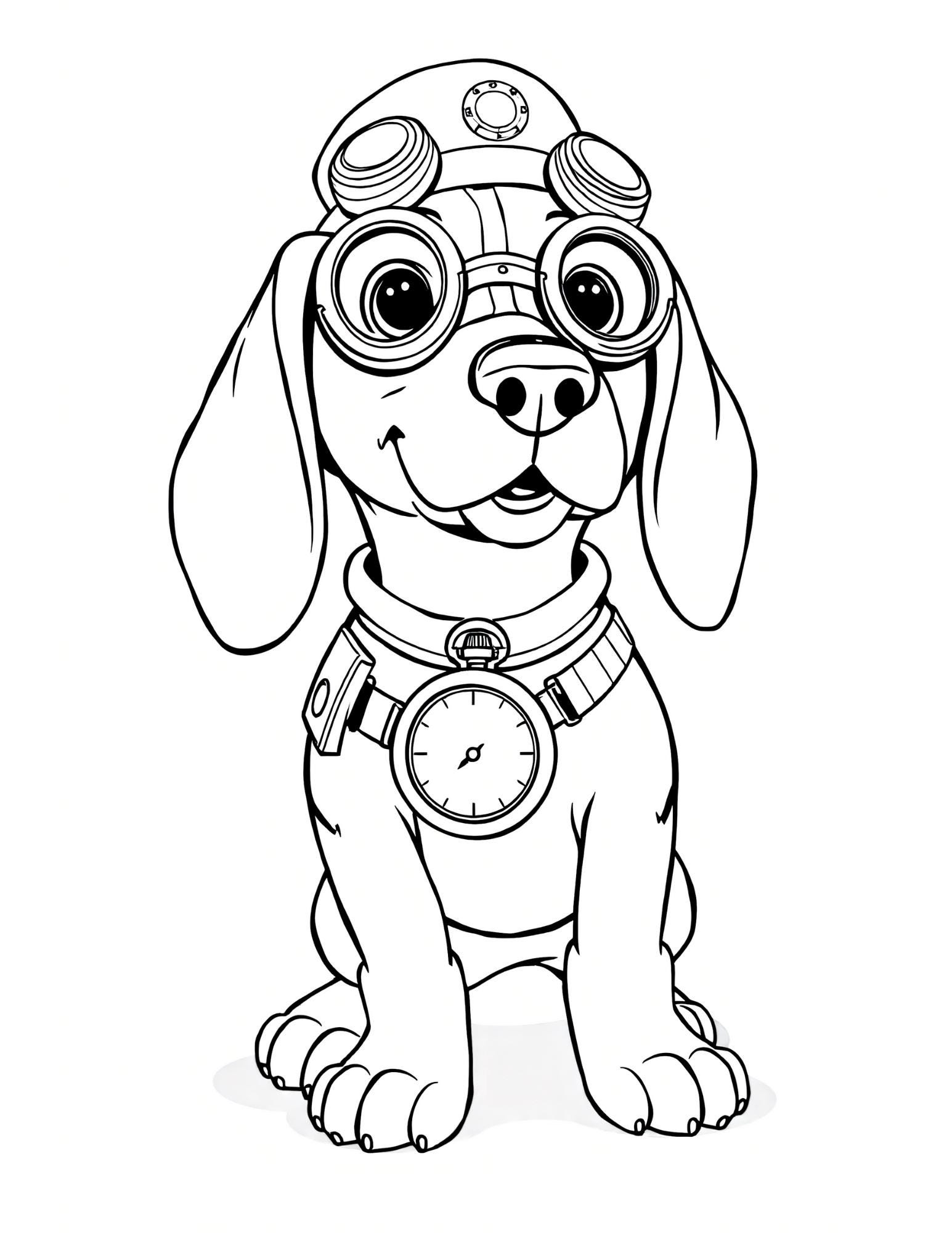 75 Cute Beagle Dress up Coloring Pages, Coloring Book, Adult Coloring ...