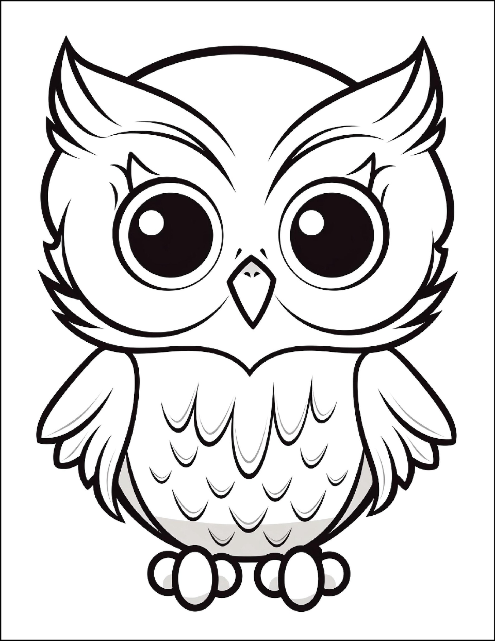 200 Owls Coloring Pages, Coloring Book, Adult Coloring Book, Kids ...