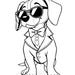 75 Cute Beagle Dress up Coloring Pages, Coloring Book, Adult Coloring ...