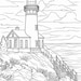 300 Lighthouses & Beaches Coloring Pages | Coastal Scenes Printable ...