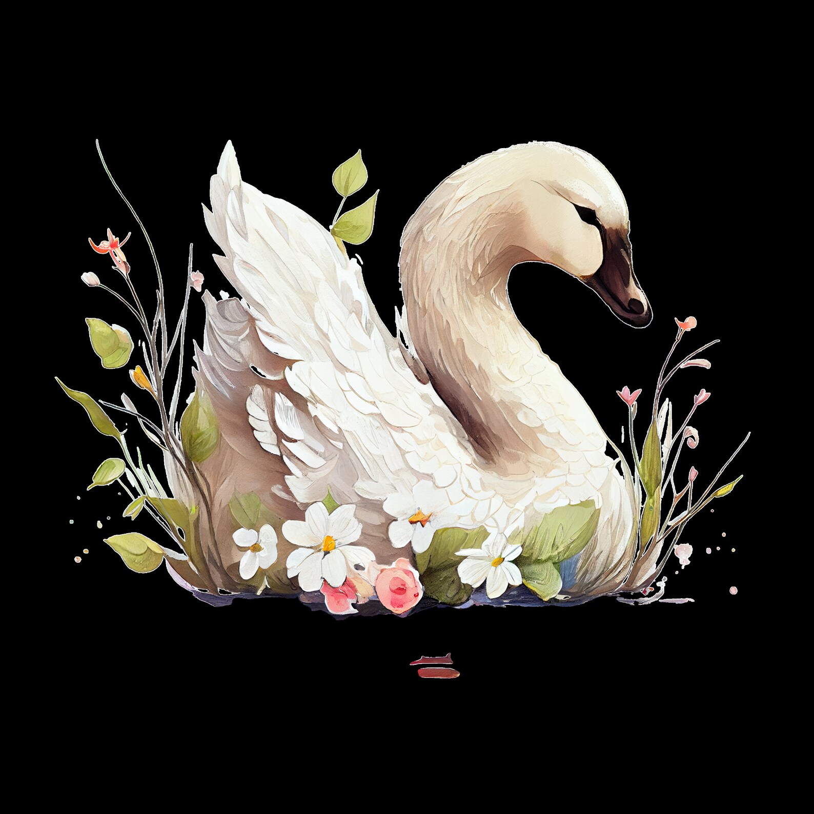 8 Swan Greeting Cards | Printable 4x6 Blank Animal Cards | Canva & PDF ...