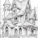 50 Gothic Architecture Coloring Pages, Coloring Book, Adult Coloring ...
