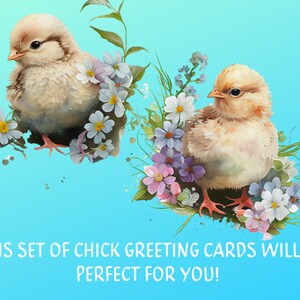 8 4 X 6 Printable (in Canva and PDF) Blank Greeting Cards - Chicks With ...