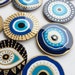 Hand-made Evil Eye Fridge Magnet - Etsy