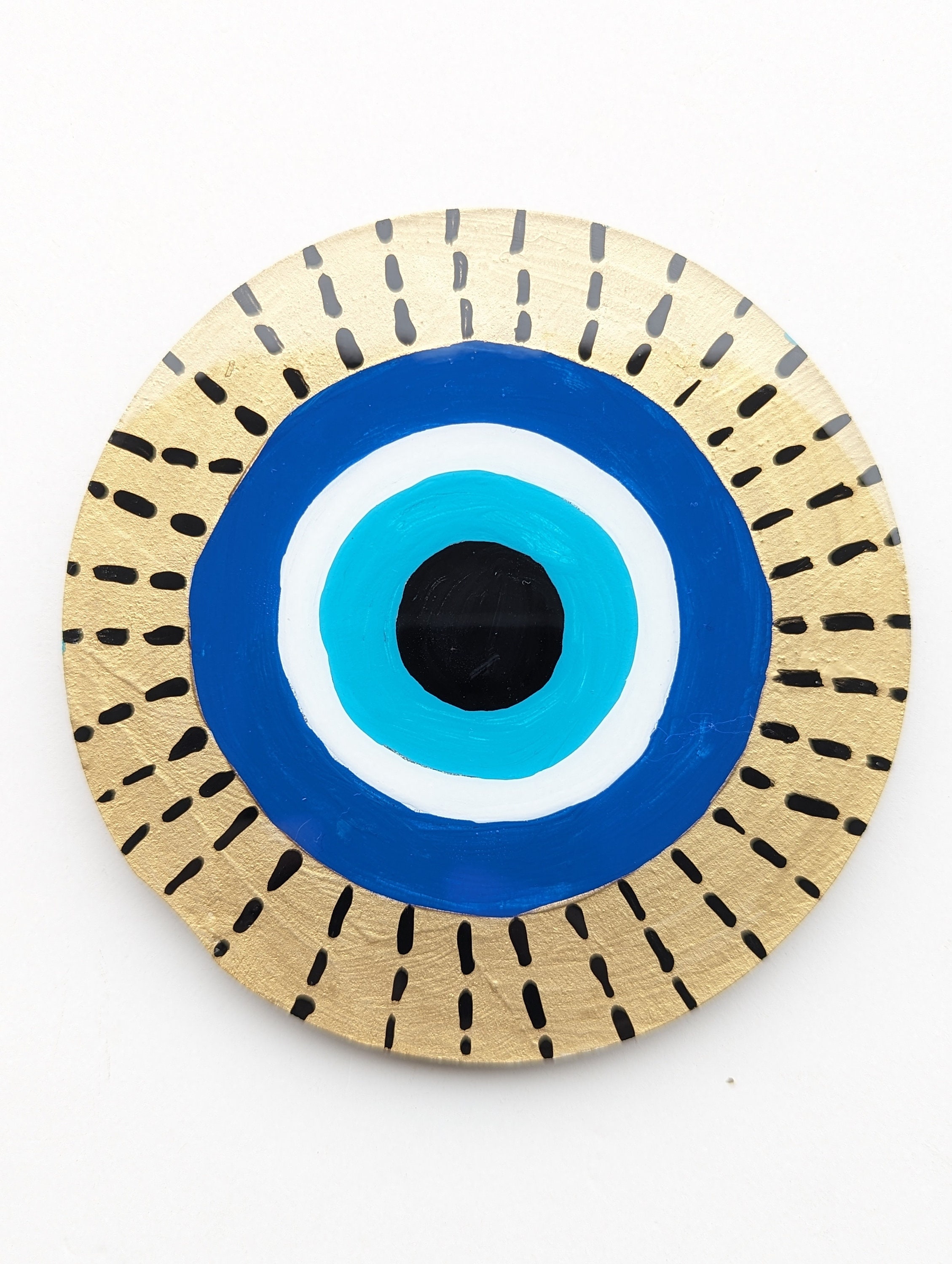 Hand-made Evil Eye Fridge Magnet - Etsy