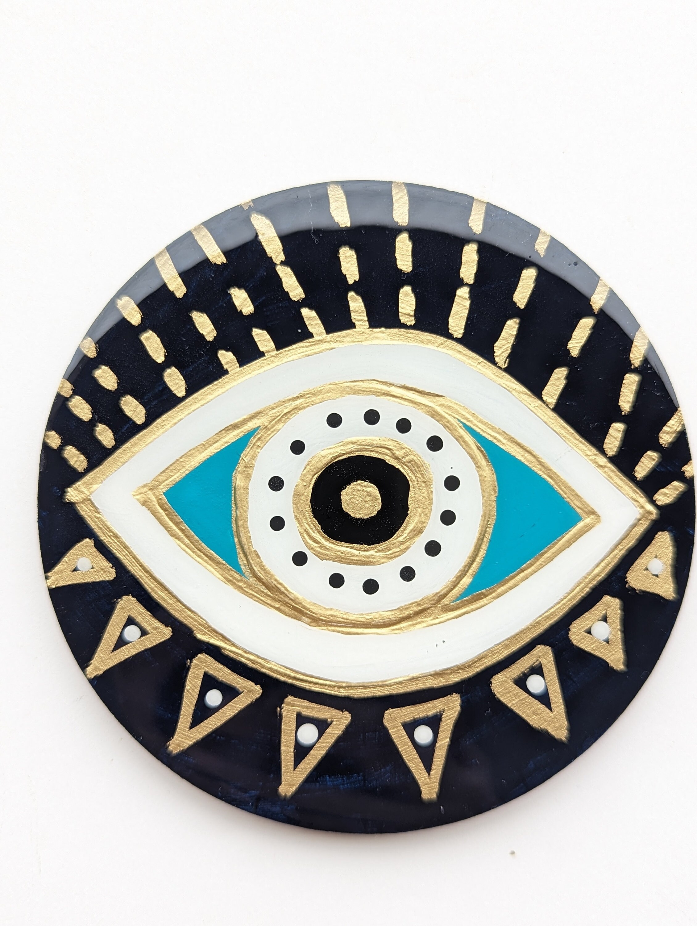 Hand-made Evil Eye Fridge Magnet - Etsy