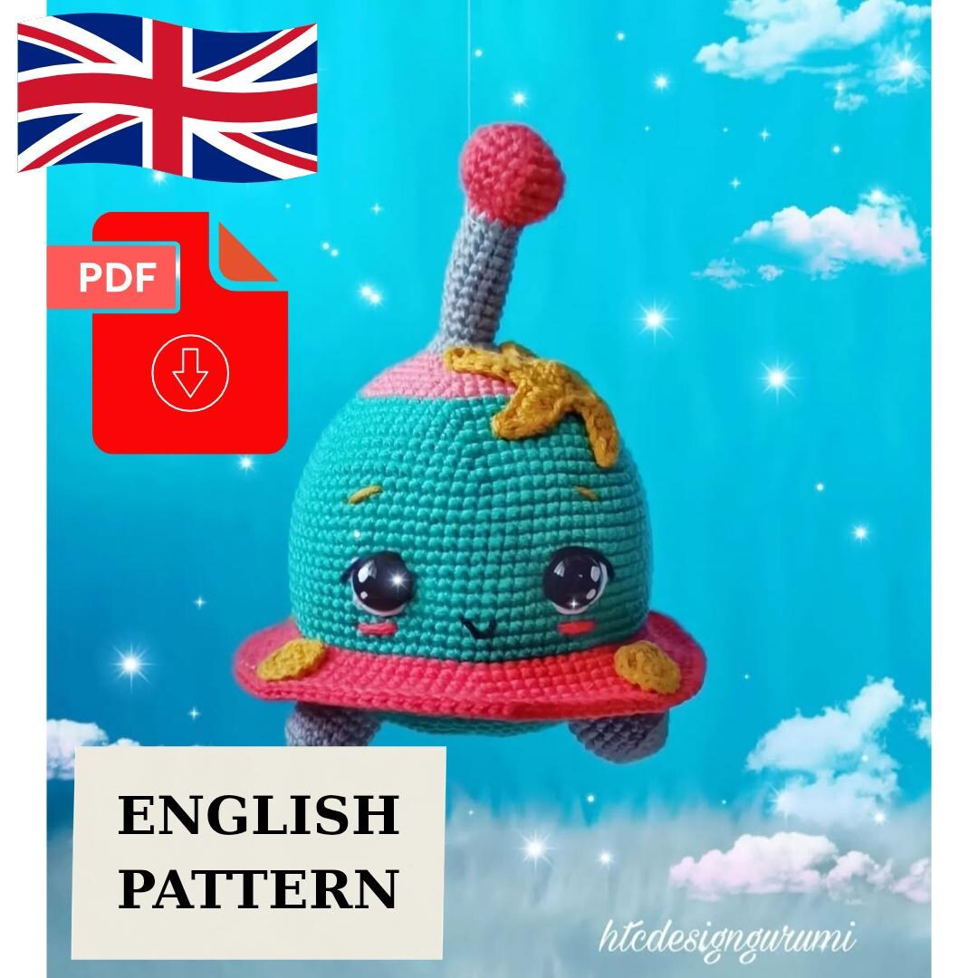 Spaceship Amigurumi Crochet Pattern: PDF Download - Etsy