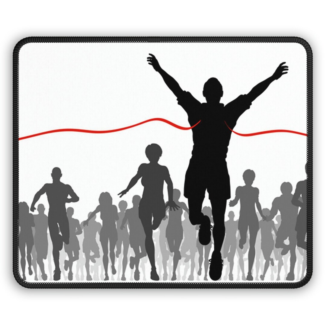 Runners Mouse Pad, Winner's Mouse Pad, Motivational Mouse Pad, Athlete ...