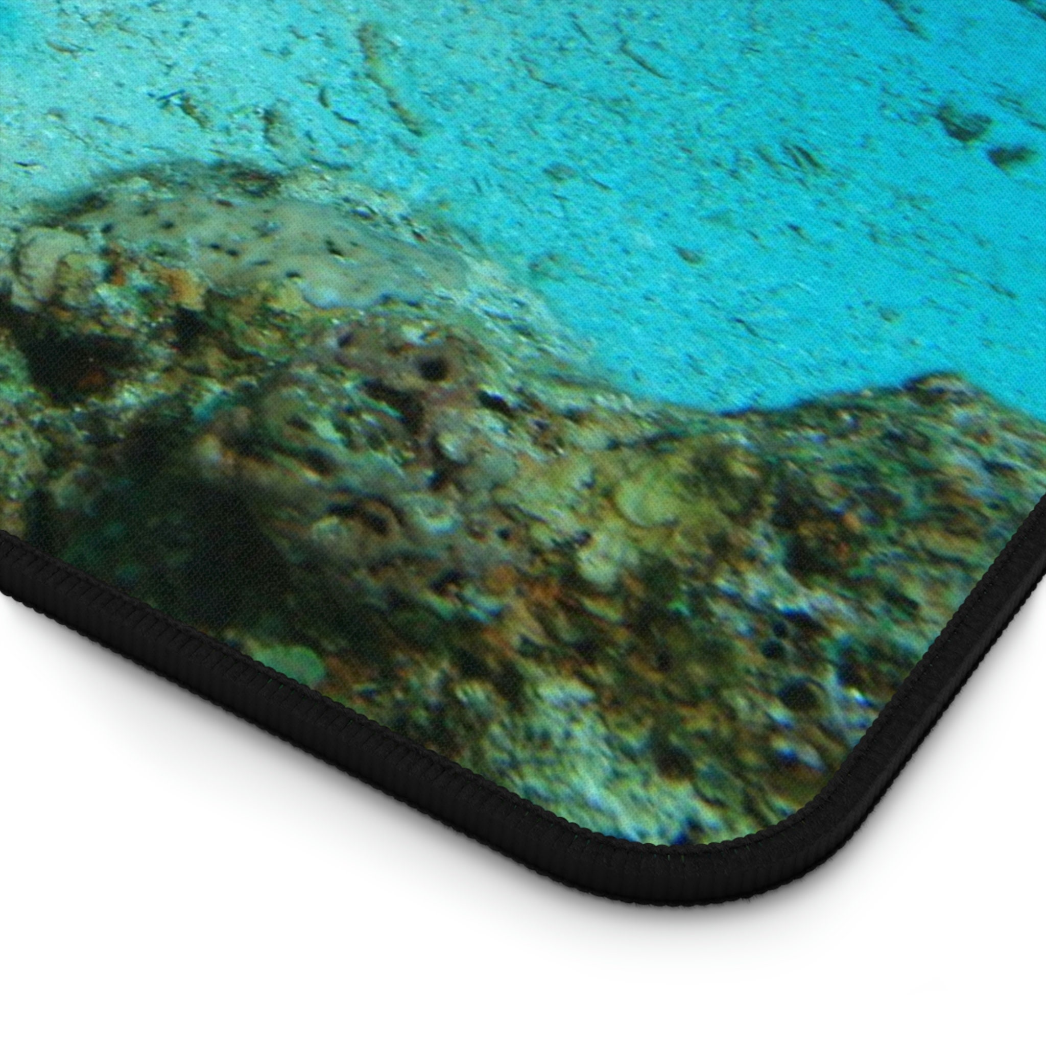 Desk Mat - Emperor Angelfish, Imperator Angelfish, Blue Fish With ...