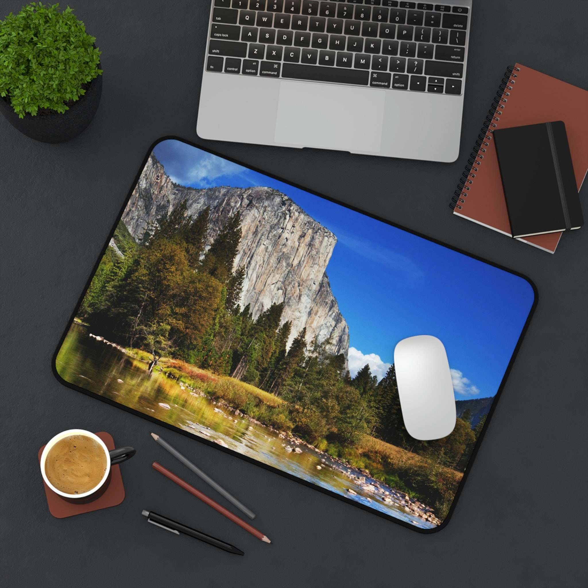 Yosemite National Park Desk Mat, Desk Pad of Yosemite National Park, Mouse Pad Gift of Yosemite ...