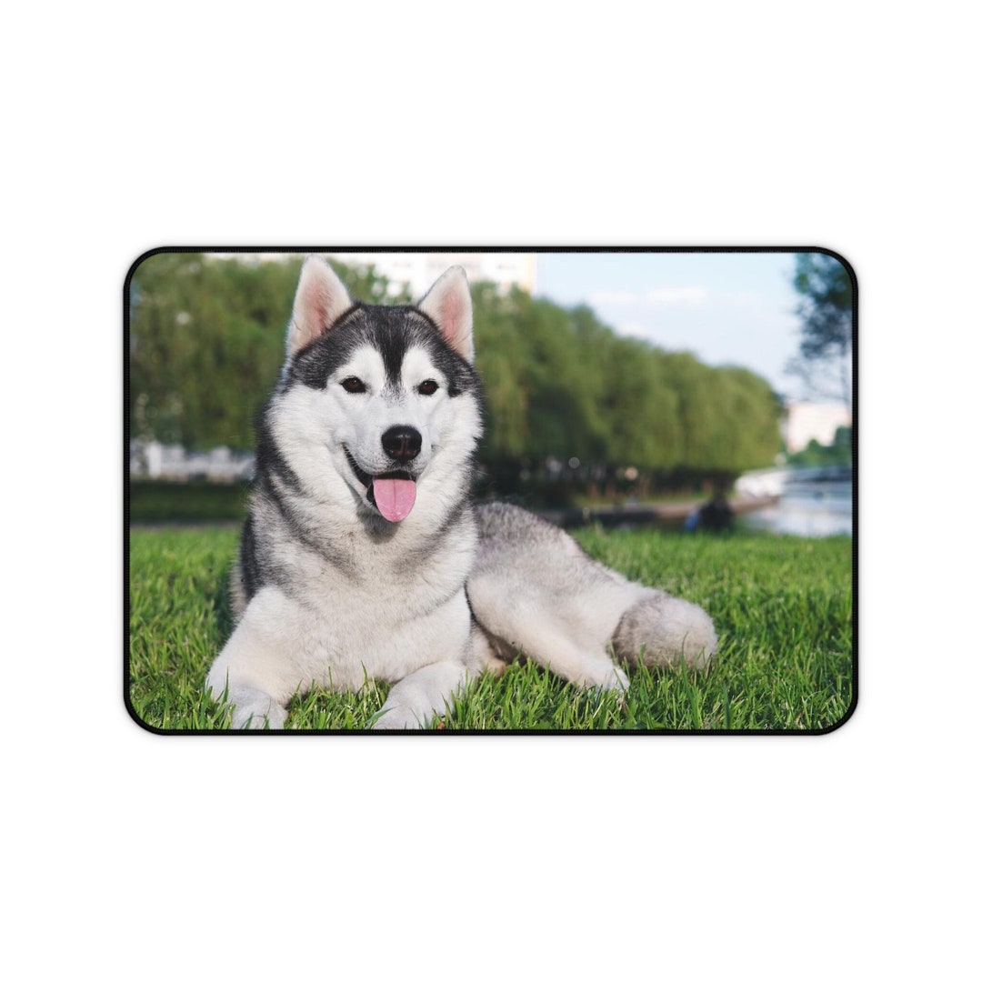 Desk Mat - Siberian Husky, Husky Desk Mat, Husky Desk Pad, Siberian ...