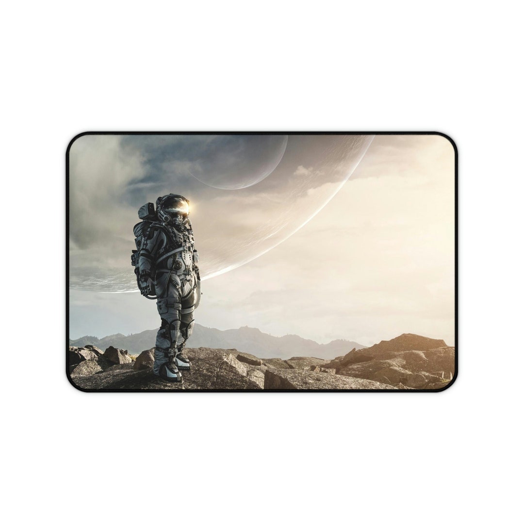 New Planet Outer Space Desk Mat, New Planet Space Walk Desk Mat, Desk ...