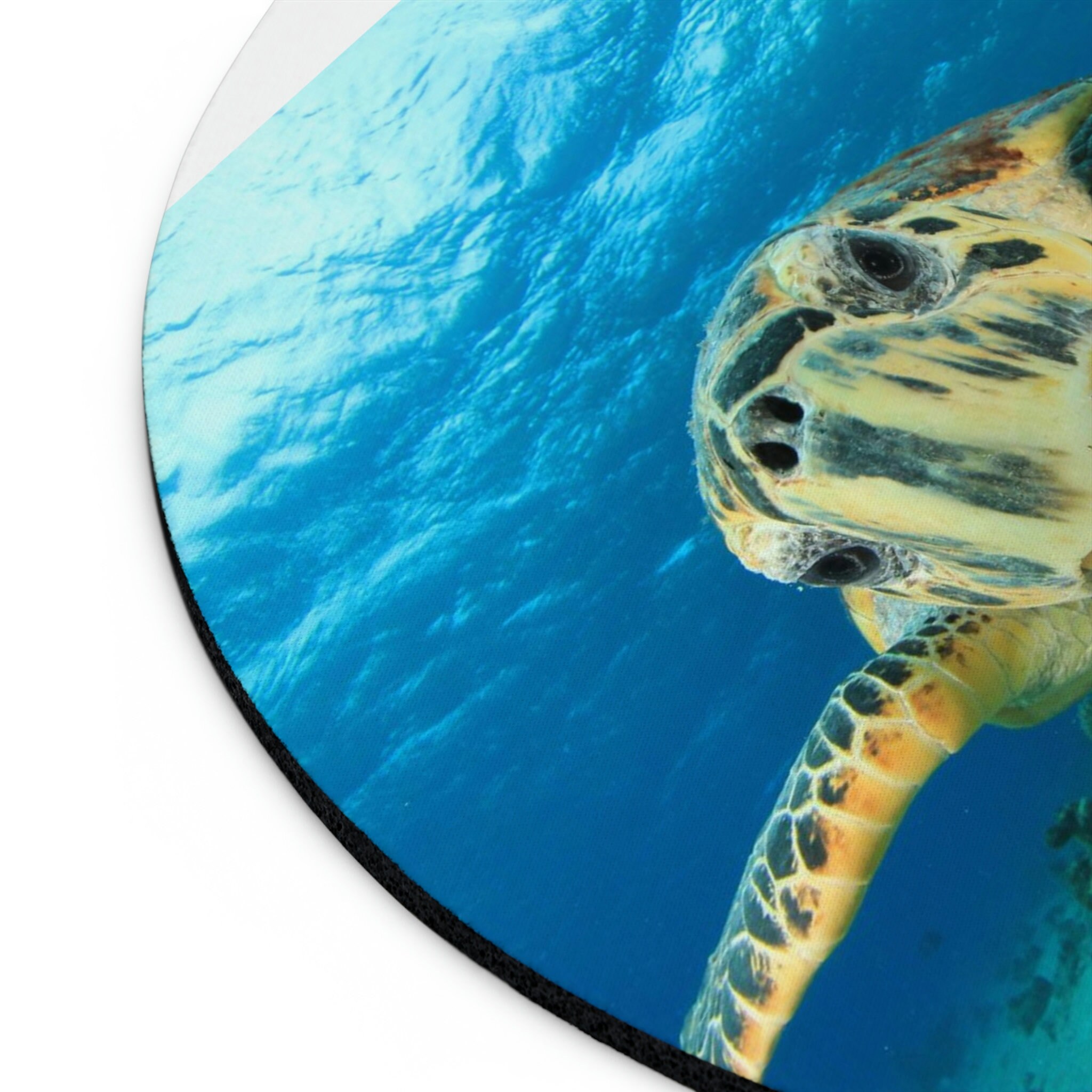 Mouse Pad -hawksbill Turtle Underwater, Turtle Mousepad, Mousepad Gift ...